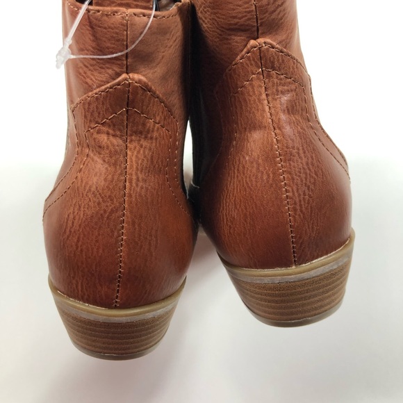 Universal Thread | Shoes | Womens Western Cognac Ankle Boot Georgia ...
